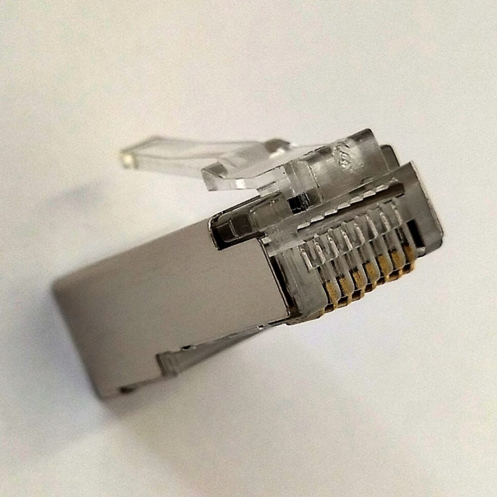 Mufa RJ45 Cat5e Ecranate pass through - Cable S.R.L. - dealer autorizat ...