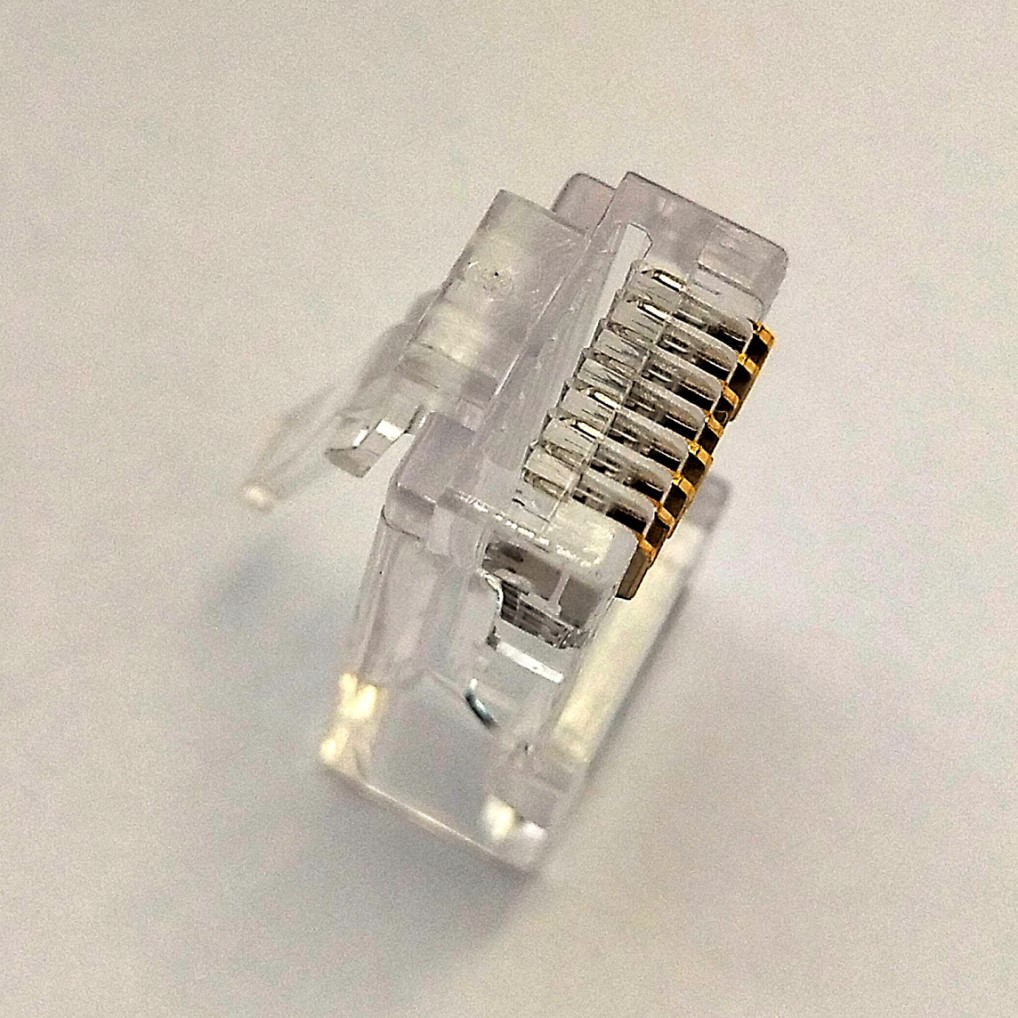 Mufa RJ45 Cat5e pass through - Cable S.R.L. - dealer autorizat CORNING